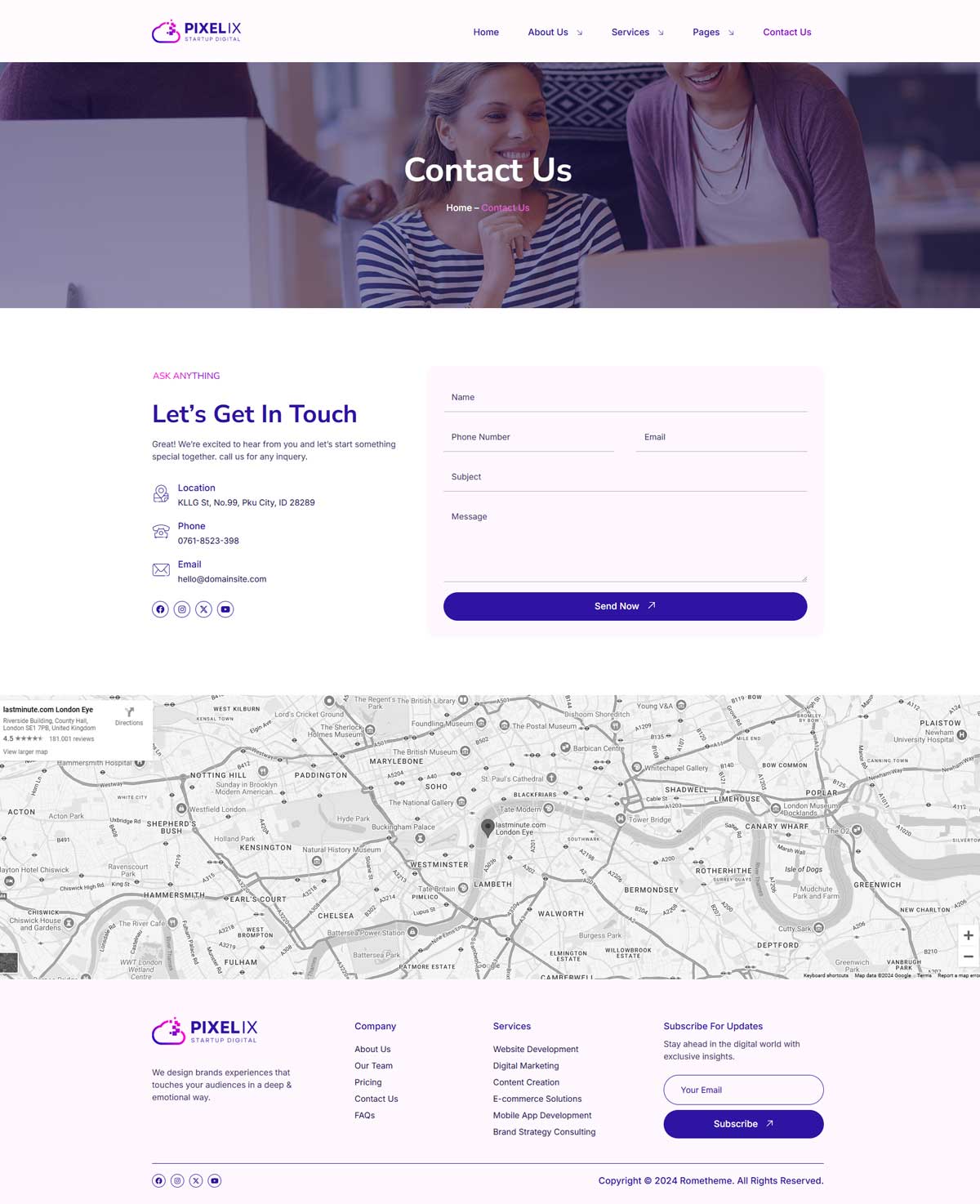 Pixelix - Startup Digital Agency Elementor Template Kit by Rometheme